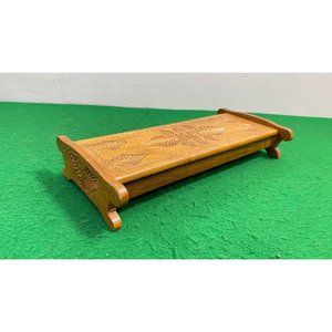 Storage & Organization | Carved Wooden Stamp Box Intricate Traditional ...